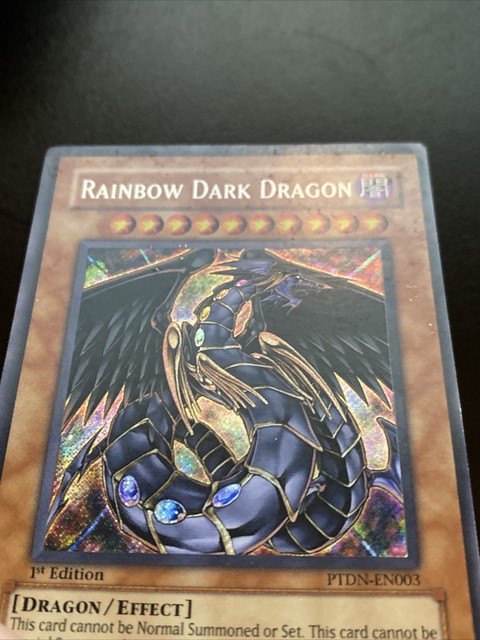 Yu-Gi-Oh! TCG Rainbow Dark Dragon Phantom Darkness PTDN-EN003 1st Edition Secret Rare for sale ...