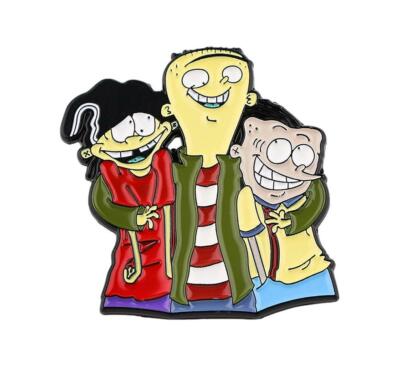 Ed, Edd And Eddy Cartoon Characters Hug Enamel Metal Pin | eBay