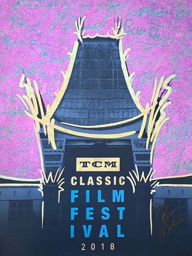 TCM Classic Film Festival 2018 Poster signed by Ben Mankiewicz - 18" x ...