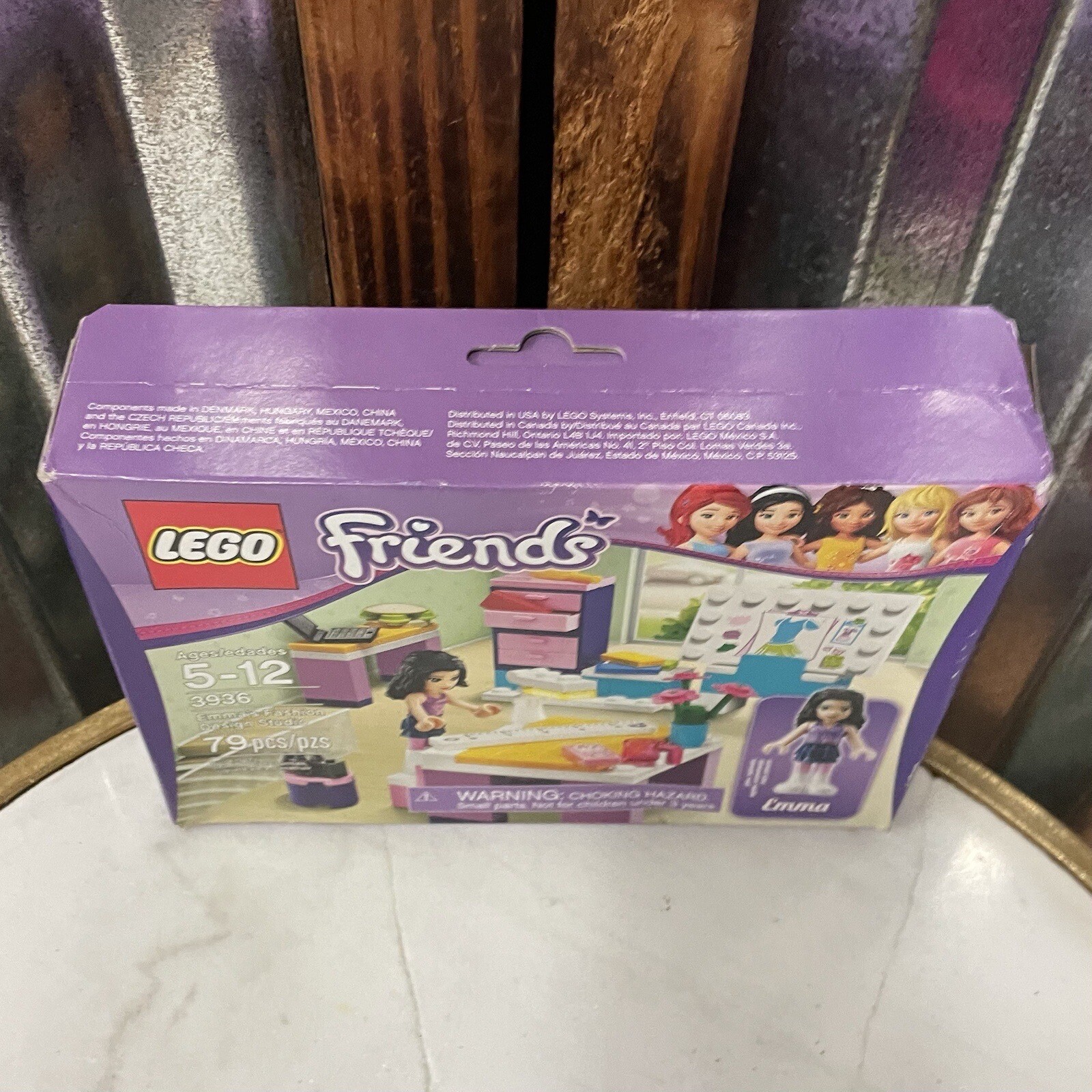 LEGO FRIENDS: EMMA'S FASHION DESIGN STUDIO ~ 79 Pcs. Kit ~ #3936 ...