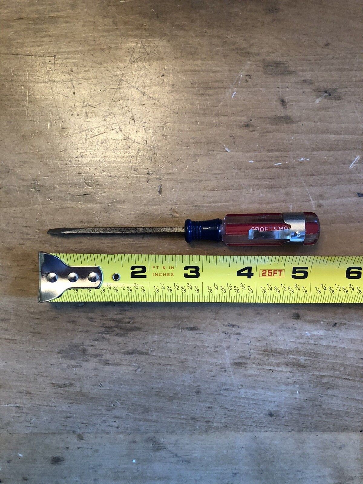 Craftsman Pocket Screwdriver with Pocket Clip #41421 WF 1/8 Made in USA ...