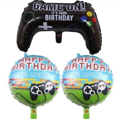 3pcs Video Game balloon PS Console balloons gameboy balloon Foil ...