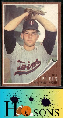 1962 Topps #124 Bill Pleis | eBay