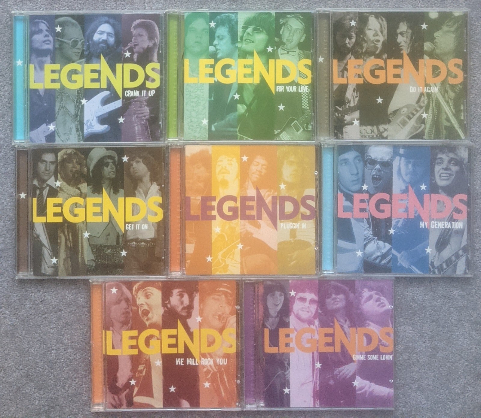 Time Life Legends CD Lot Classic Rock Music Tom Petty Fleetwood Mac ...