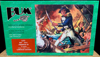 Barcelona Universal Models # 1021 - Pirates - 21 pieces unpainted 54mm ...