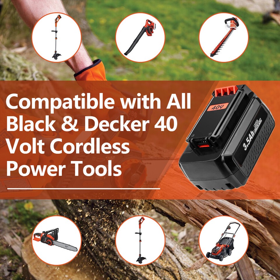 2Pack for Black and Decker 40V 40 Volt Max Lithium ion Battery LBX2040 ...