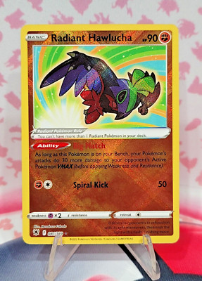 Radiant Hawlucha 081/189 Astral Radiance Ultra Rare Holo Pokemon TCG NM ...