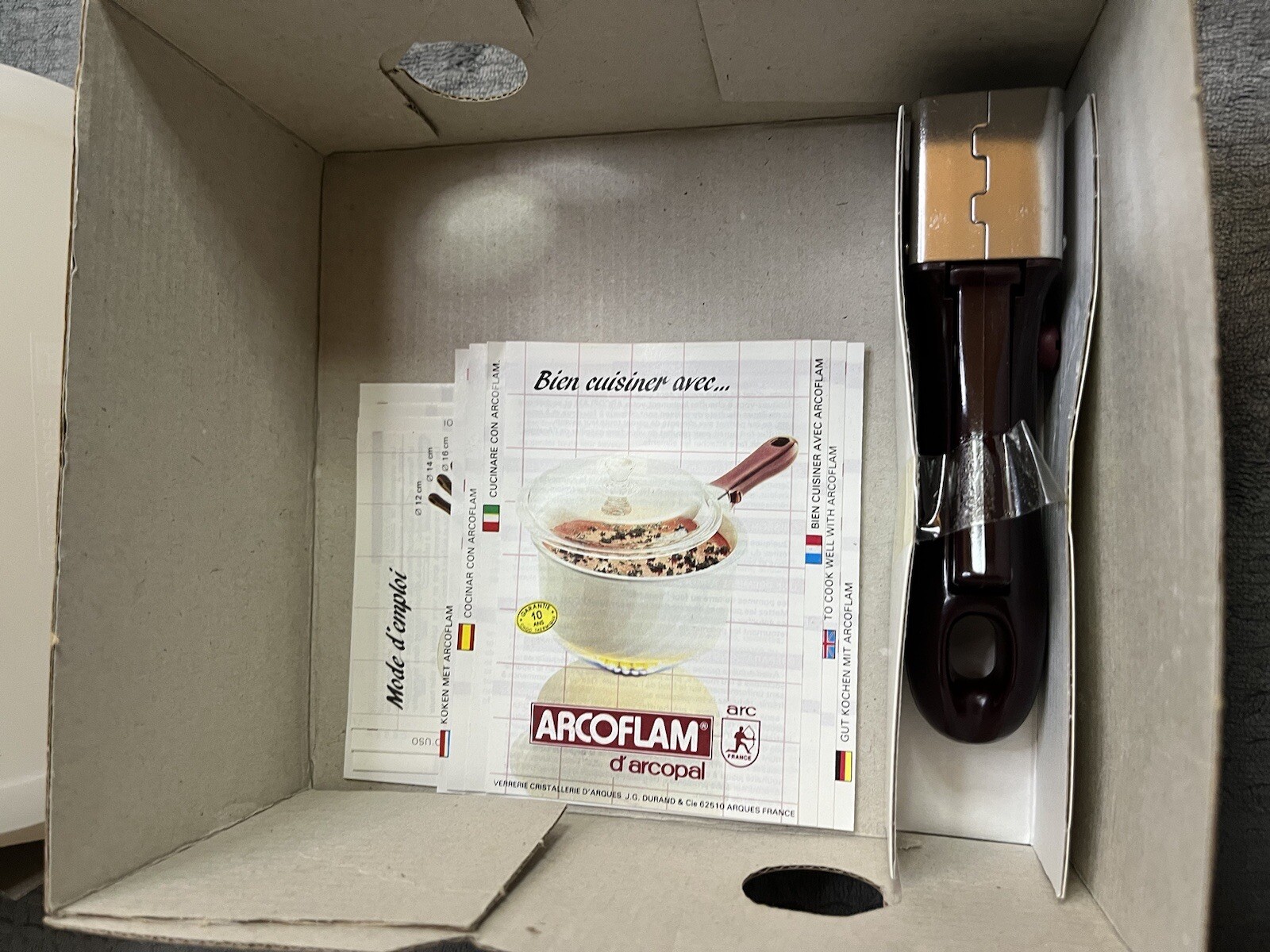 Arcoflam France Princess House Saucepan Cookware Glass Lid Handle NEW ...