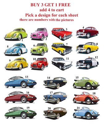 30 Personalized Address labels Antique Cars (AnC 2) | eBay