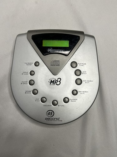 Memorex CD/MP3 Player 45 Sec Anti-Skip Protection (MPD8505CP ...