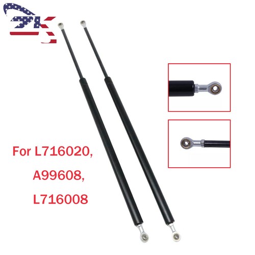 2X 37" Hood Shock For Kenworth T680 Peterbilt 579 Trucks L71-6020 ...