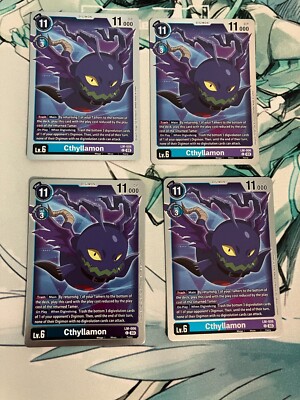 4x Cthyllamon LM-006 C (Playset) Foil Digimon CCG | Exceed Apocalypse ...