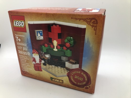 NEW LEGO Limited Edition 2011 Christmas SANTA Fireplace 3300002 Holiday ...