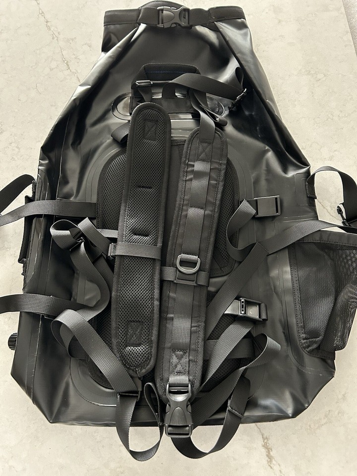 Grapelet Motorcycle Sissy Bar Bag Waterproof Motorcycle Backpack | eBay