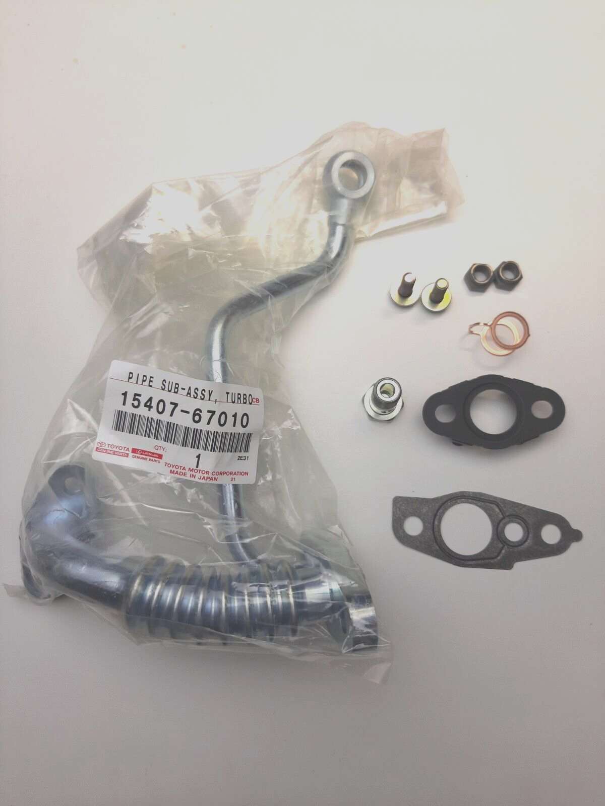 Toyota OEM 1KZ-T 1KZ-TE TURBO Oil Inlet Pipe Assy KIT! | eBay