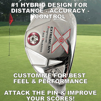 LEFTHAND X9 DISTANCE HYBRID WOODS GOLF CLUBS 2 3 4 5 6 7 8 9 PW SW ...