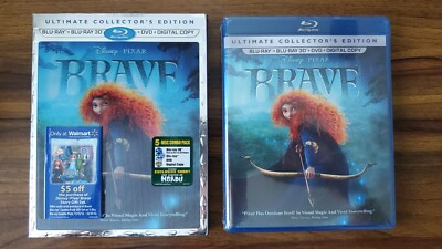 Brave (3D Blu Ray + DVD 5-Disc Set Ultimate Collector's Edition) Sealed ...