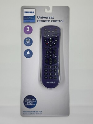 Philips Universal 3-Device Remote Control SRP2013V/27, Purple, New | eBay
