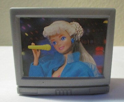 Barbie Dreamhouse Replacement Silver Tv Television 1996 2-1/2" | eBay