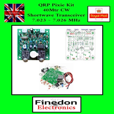 QRP Pixie 40M Shortwave Transceiver 7.023-7.026 Kit Instructions ...