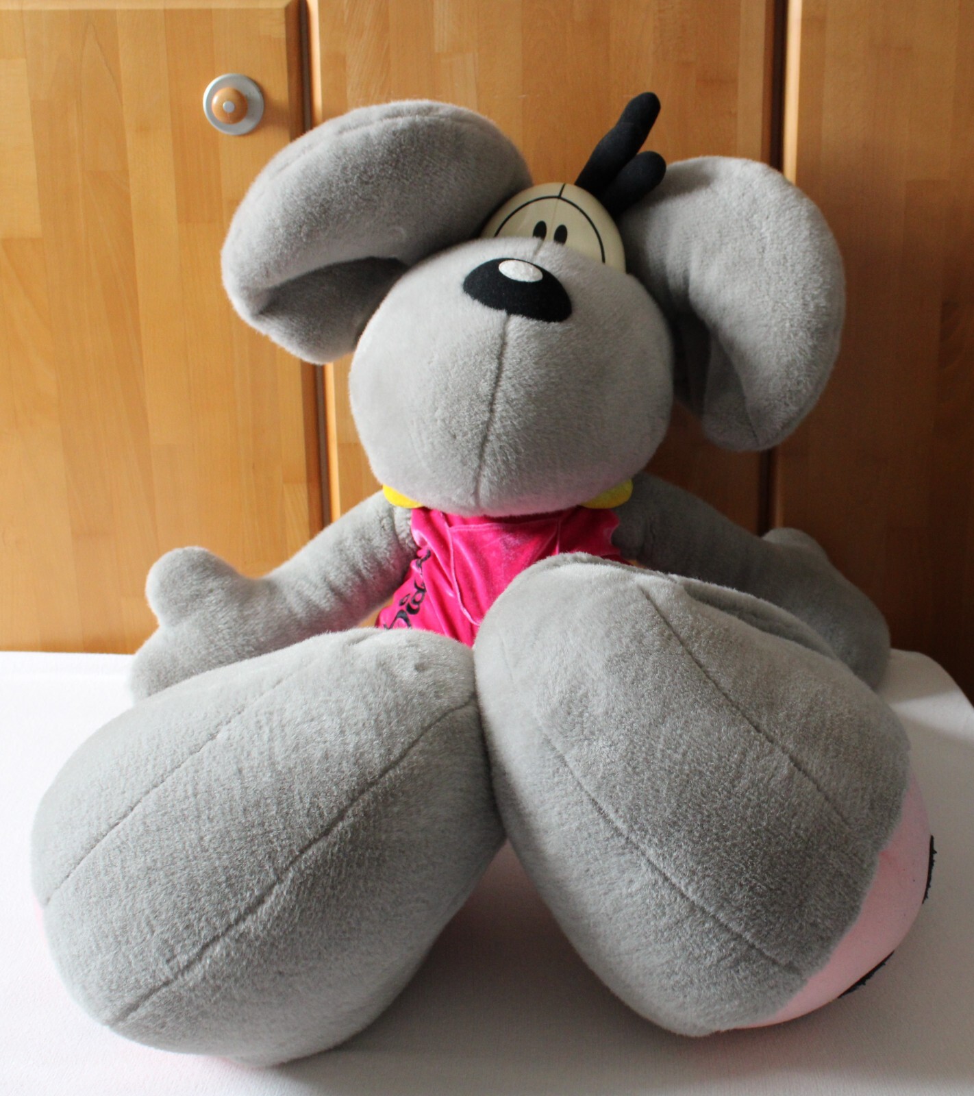 Graue Original Diddl Maus Kuscheltier XXL | eBay.de