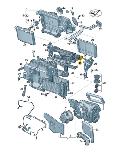 Original Stellmotor Audi A5 A6 A7 A8 Q5 Q7 Q8 VW Touareg 4M0820511A Neu ...