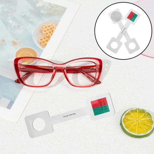 2 Pcs Vision Test Board Dominant Eye Card Exam Boards Testing Tool ...