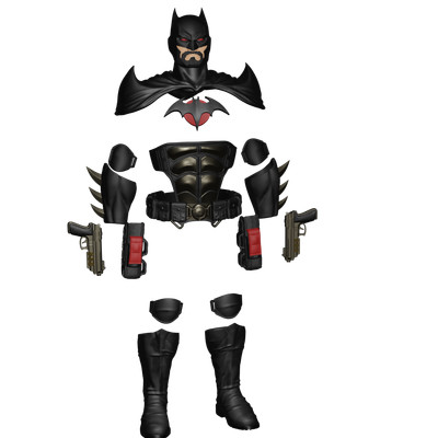 1/10 Scale Action Figure Kit: Dark Knight (FP v2 [Bearded]) | eBay