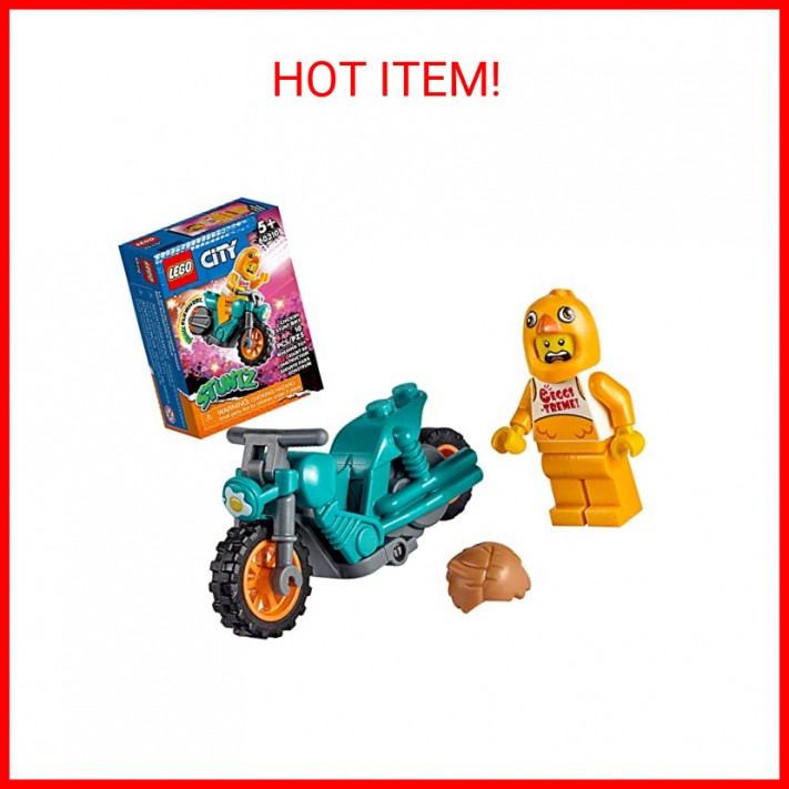 LEGO City Chicken Stunt Bike 60310 Building Kit; Fun Cool Toy for Kids ...