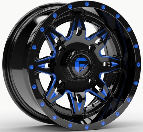 Fuel Lethal 15" Wheels Blue 32" Harvester Tires Textron Wildcat XX | eBay