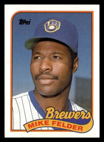 Mike Felder 1989 Topps #263 Milwaukee Brewers Baseball *144C | eBay