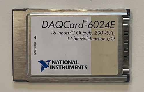 National Instruments DAQCard-6024E NI DAQ Card PCMCIA Analog Input ...