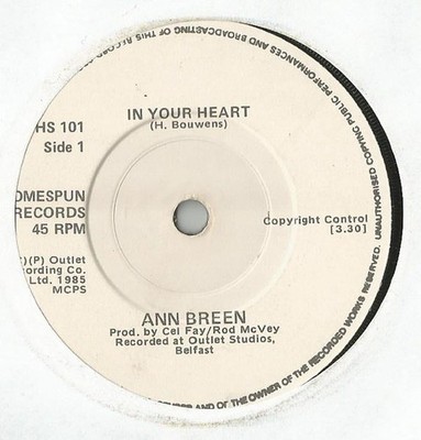 Ann Breen - In Your Heart, 7", (Vinyl) | eBay