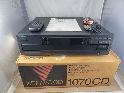 Kenwood 1070CD 1070 Cd 5 Disc Compact Disc Player W/ Original Box ...