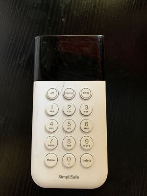 SimpliSafe SSKP3 White/Black Wireless Home Security System Standalone ...