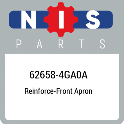 62658-4GA0A Nissan Reinforce-front apron 626584GA0A, New Genuine OEM ...