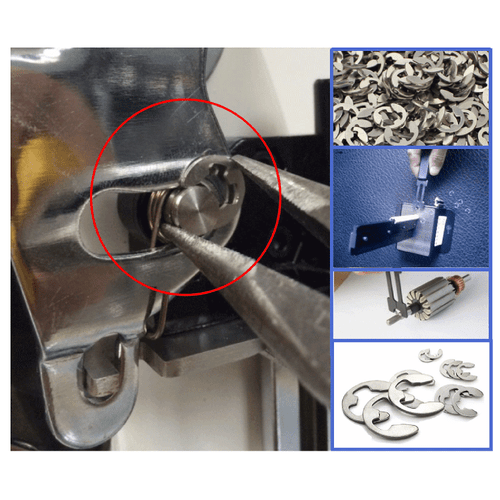 120x Stainless Steel E-Clips External Retaining Washers C-Clip 1.5mm ...