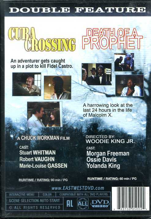 NEW Cuba Crossing 1980 + Death of a Prophet 1981 MORGAN FREEMAN DVD ...