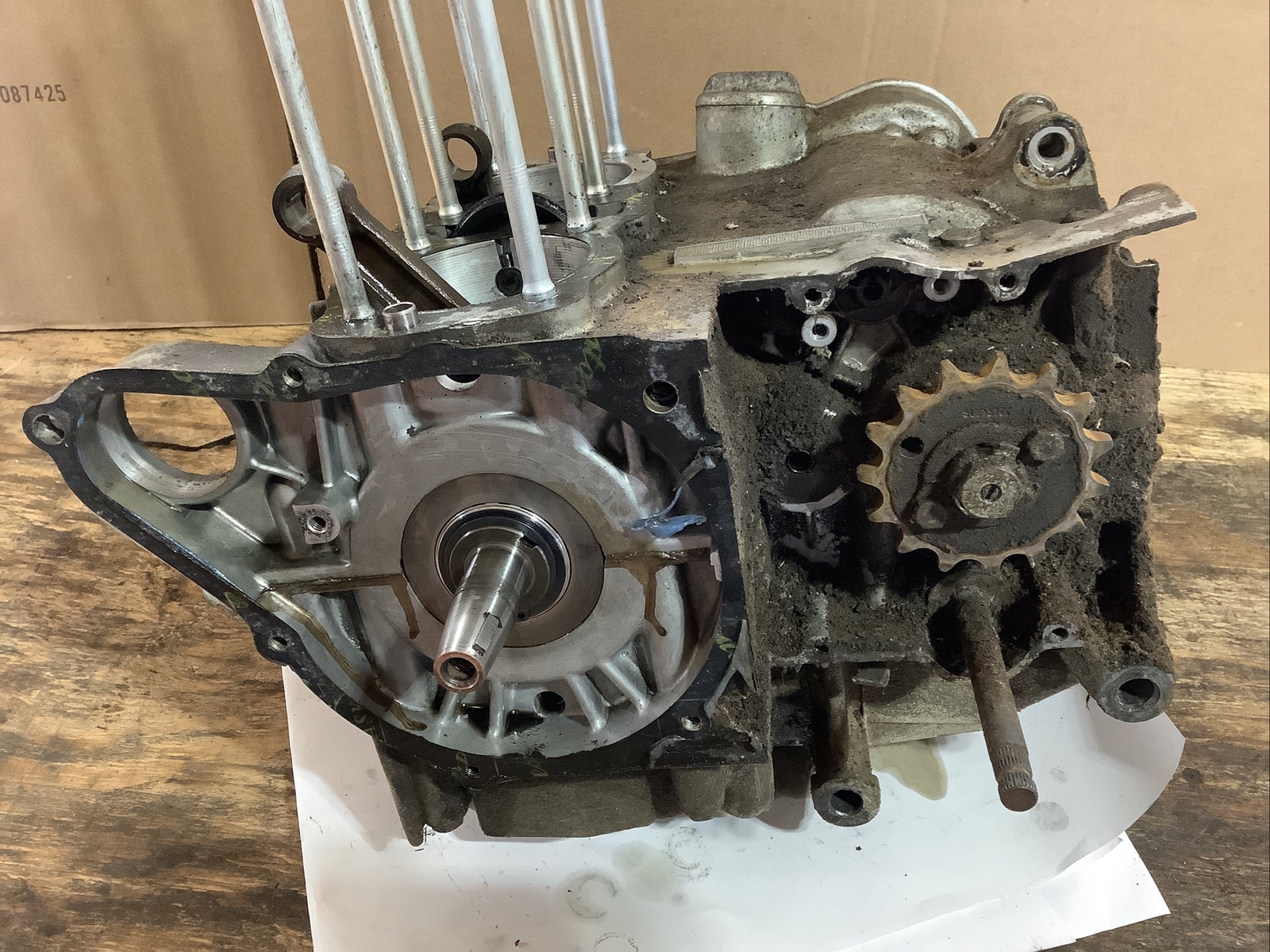 Honda CL450 CB450 Engine Bottom No Play At Big End 12190 Miles | eBay