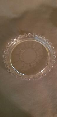 Candlewick Coasters - 4 Clear Glass 4" Coasters | eBay