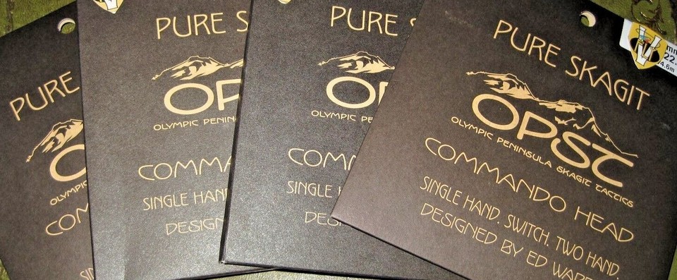OPST Pure Skagit Commando Head Fly Lines Spey Switch Single & Double ...