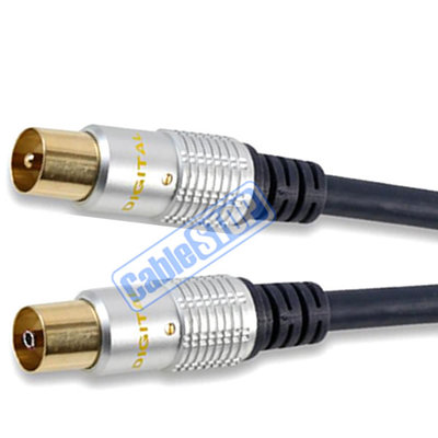 PRO 3m Coax Male to Female Aerial Plug Antenna TV Cable 3 METRES | eBay