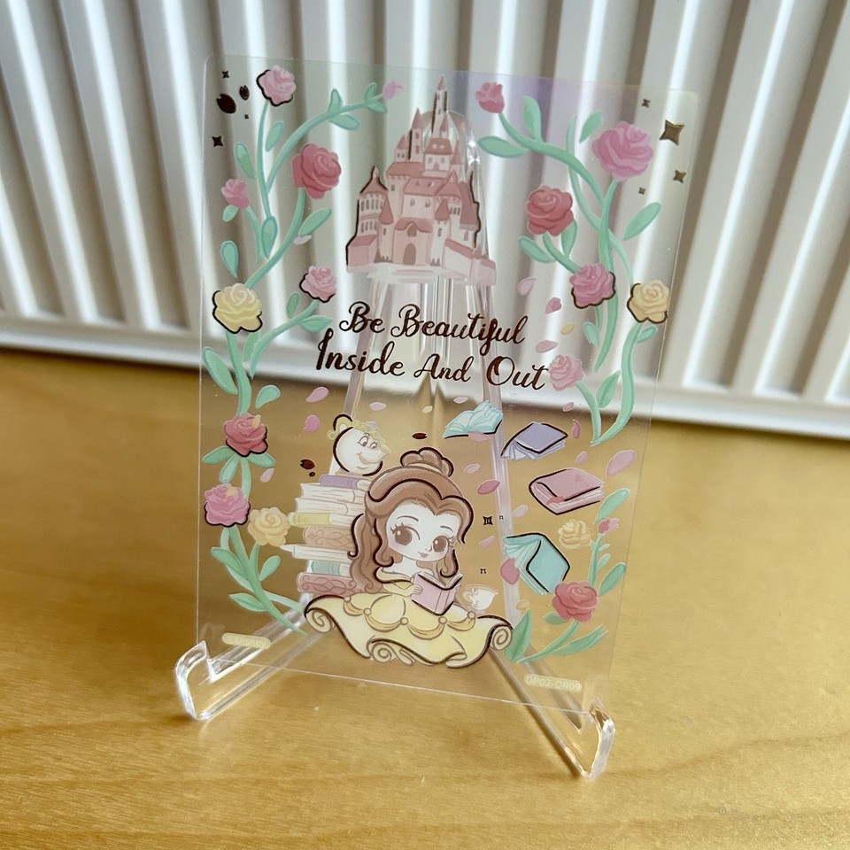 Princess Belle - Disney Princess Diary Series Card Fun Clear Acetate # ...
