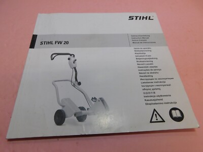 INSTRUCTION MANUAL FOR STIHL FW20 CART ----- MANUAL 97B | eBay