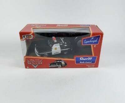 2006 Mattel Disney Pixar Cars Supercharged Sheriff Tyco RC Remote ...