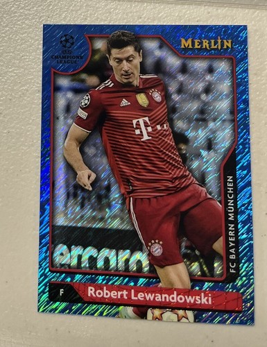 2022 Topps Merlin Champions League Robert Lewandowski /75 Bayern ...