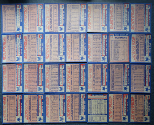 1984 Topps Seattle Mariners Team Set of 28 Baseball Cards | eBay