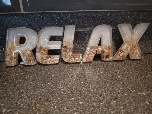 BESPOKE Larger Handmade Resin Word signs ANY WORD/NAMES-To Order ...