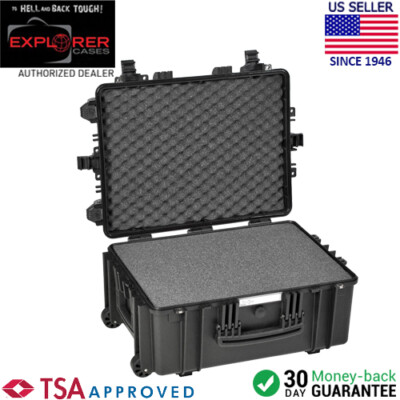 Explorer Cases 5326 Hard Case w/ wheels Black (w/ Pelican 1610 foam) | eBay