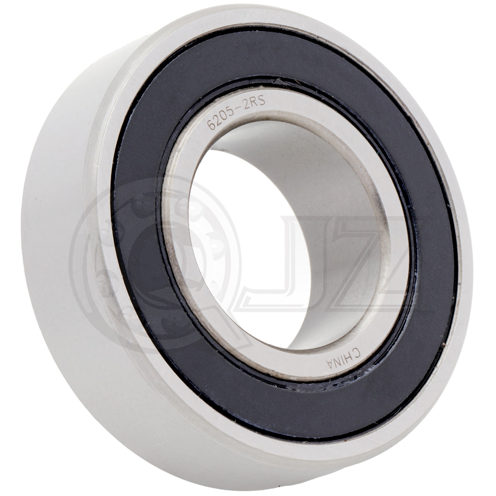 [Qty.2] 6205-2RS-B Bearing W/ Spherical Outer Race [25mm ID x 52mm OD x ...